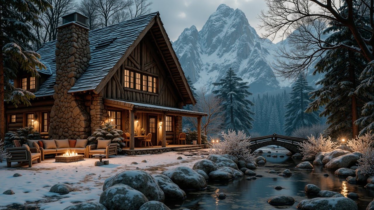 Elegant Jazz Saxophone ~ Winter Cabin Serenade | Cozy Evening Smooth Sax - YouTube