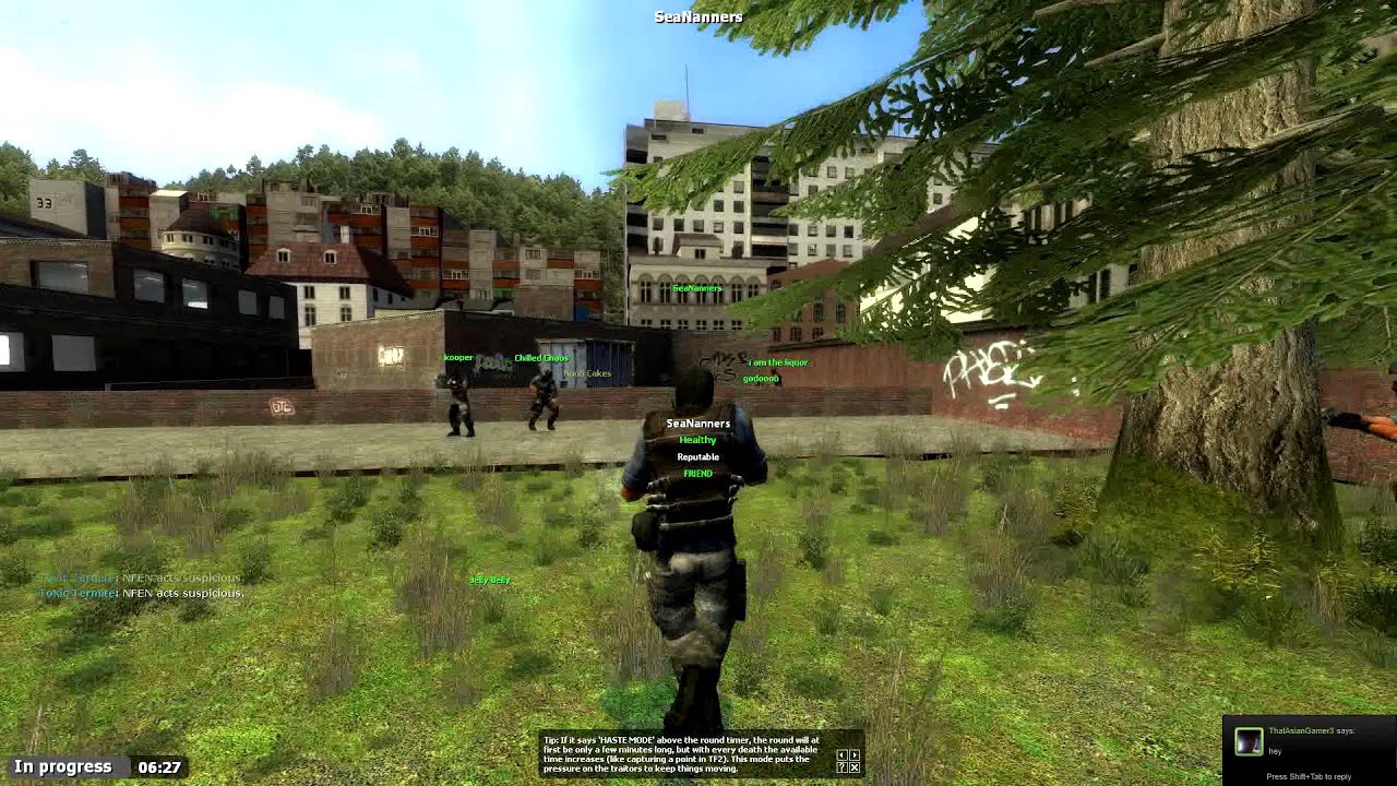 Gmod TTT game with Chilled, Gassy, Diction, Nanners & friends 12 - YouTube