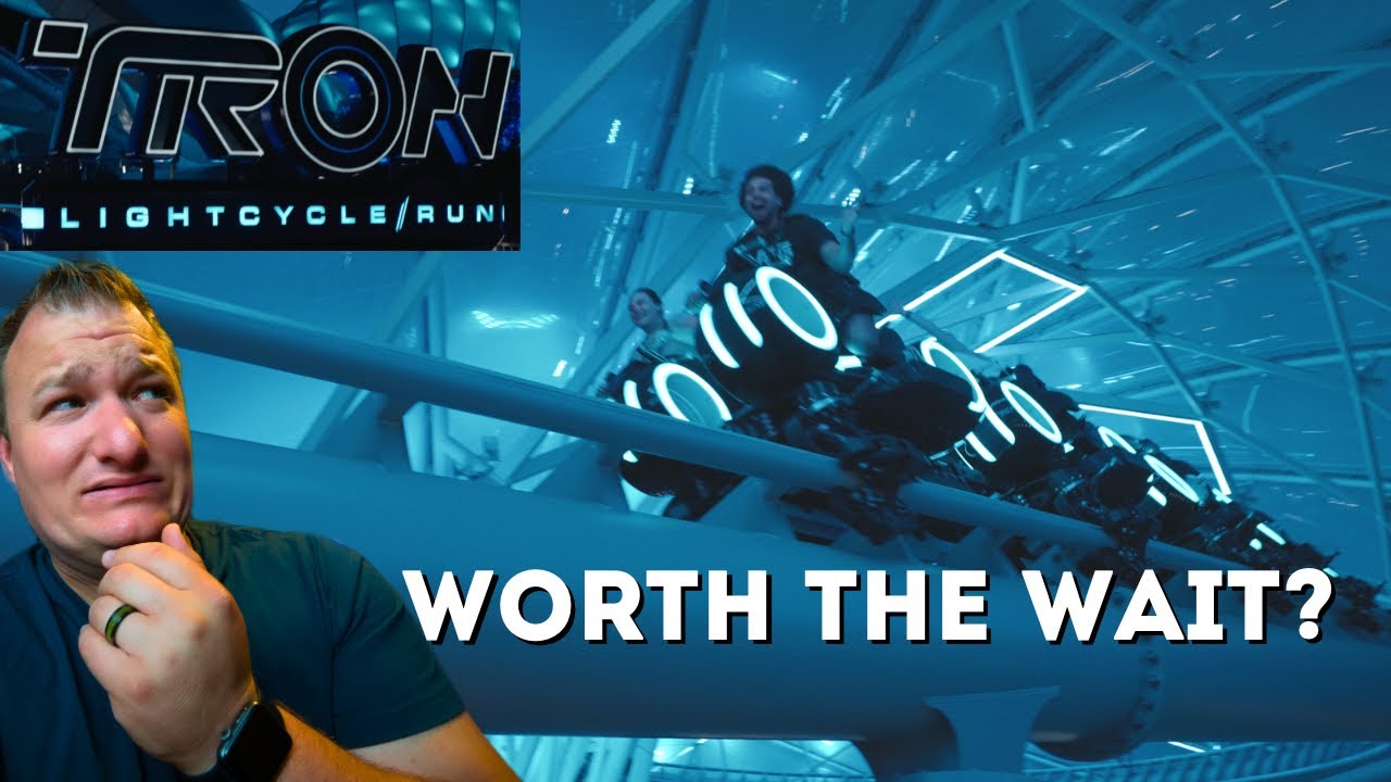 Is the Tron Ride Worth the Wait? - YouTube