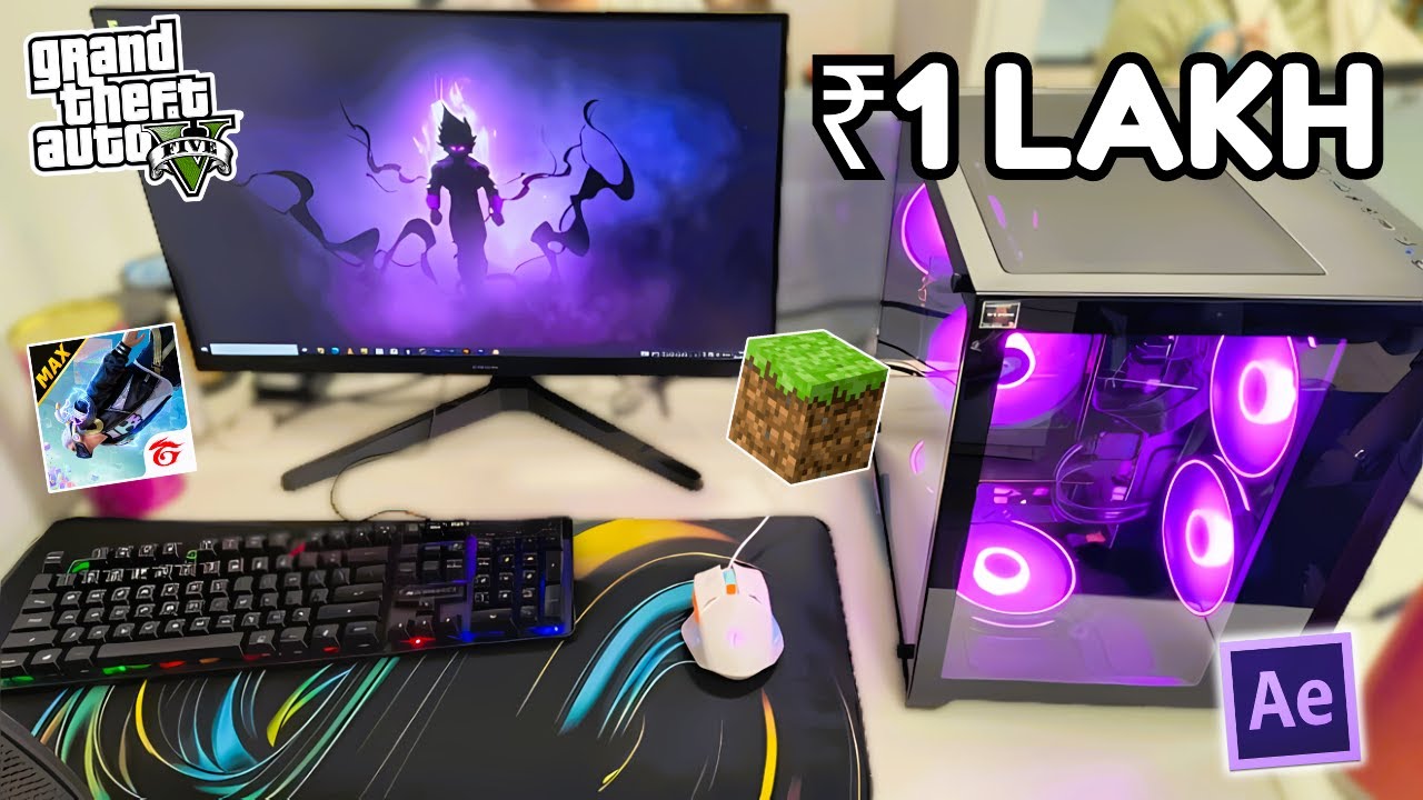 1 Lakh Rs Ultimate Beast Gaming Setup For Gamers 🔥 - YouTube
