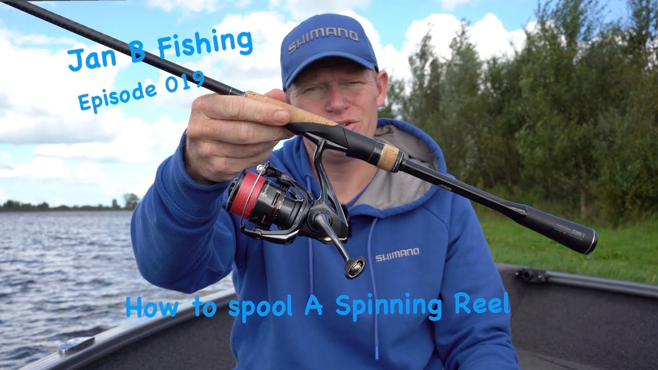 How to spool A Spinning Reel - YouTube