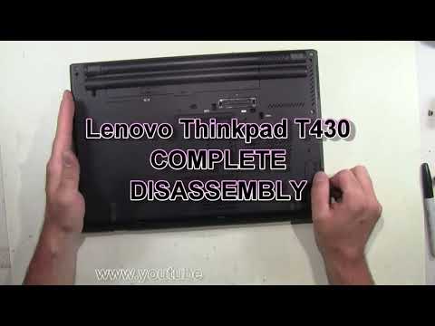 Lenovo Thinkpad T430 How To Complete Take Apart Full Disassembly Nothing Left