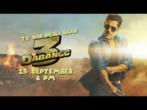 DABBANG 3 TV PAR PEHLI BAAR 15 SEPTEMBER ON SONY MAX PROMO 2