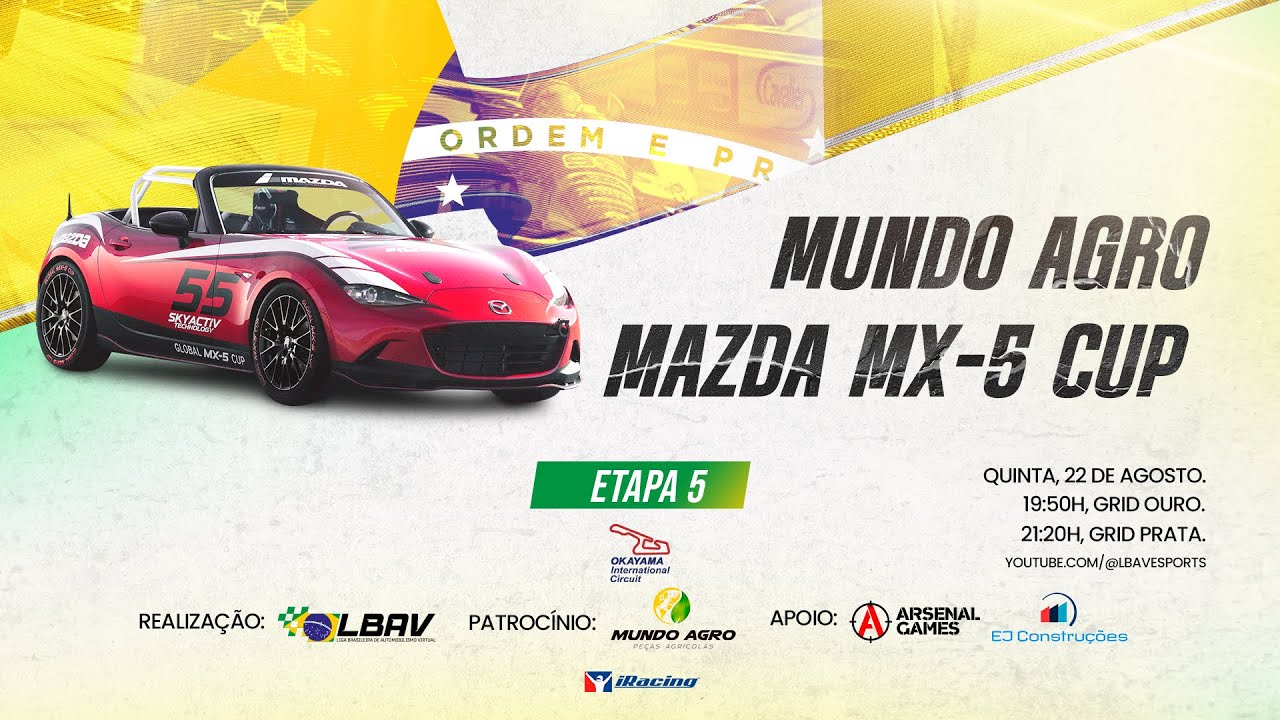 Mundo Agro Virtual Mazda MX-5 Cup - Etapa 6: Summit Point | iRacing - YouTube