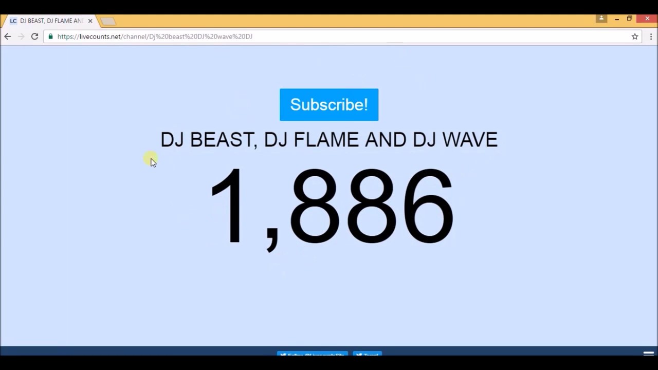 how to get a live sub count - YouTube