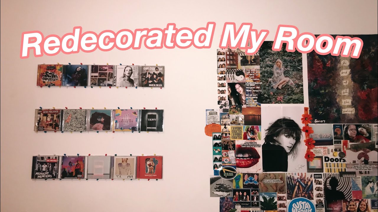 redecorating my room + room tour - YouTube