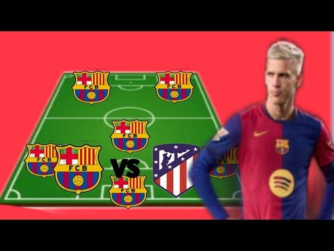 Let's go go Barca 🔥 Barcelona starting lineup vs ATH.Madrid # ...