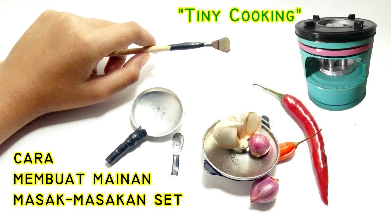 Cara Membuat Mainan Masak Masakan Set Tiny Cooking Mainan Anak - Let's ...