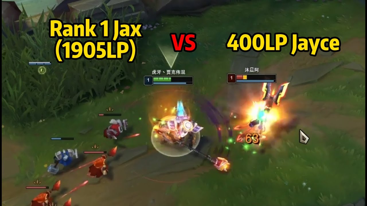 Rank 1 Jax: This's why he can hit RANK 1 *LEVEL 1 SOLO KILL* - YouTube