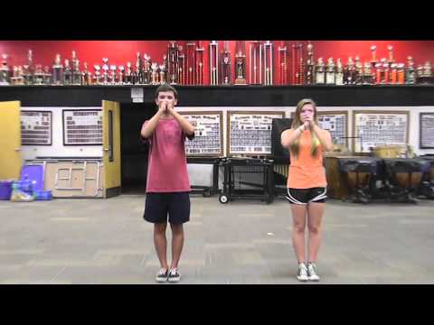 EHS Marching Basics: To The Rear - YouTube