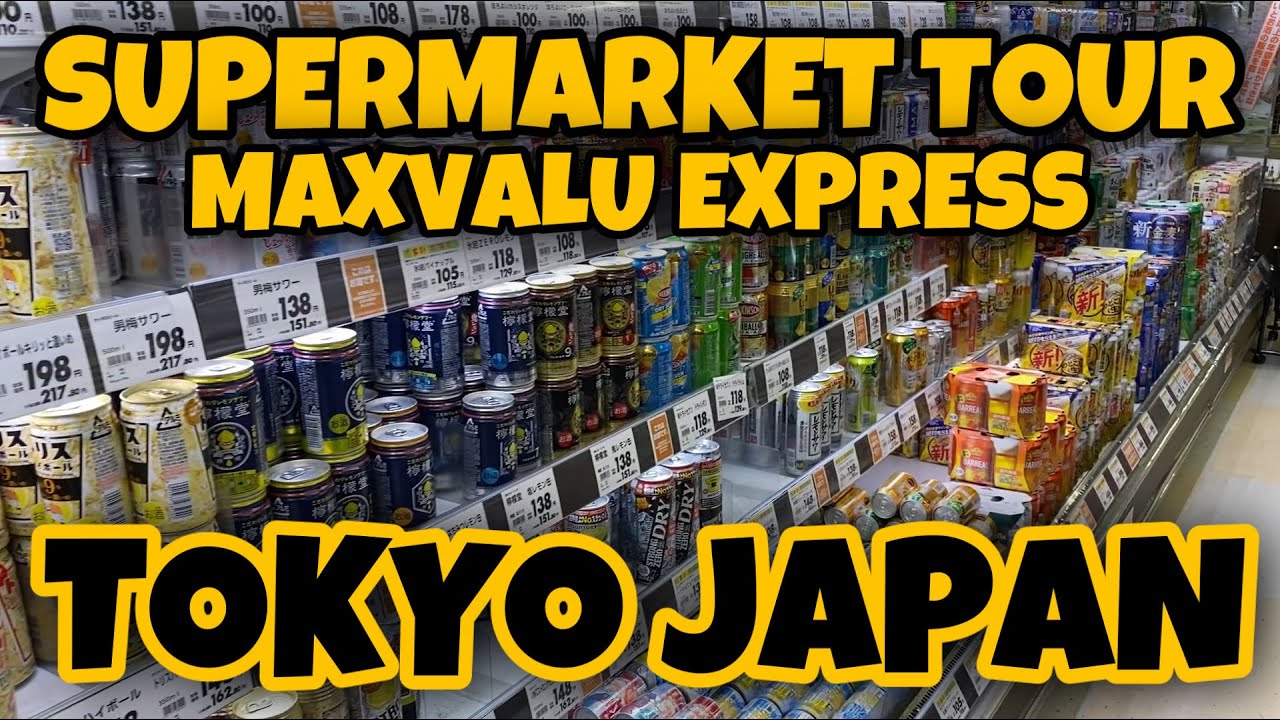 Japanese Supermarket Tour | AEON MaxValu Express | Tokyo Japan - YouTube