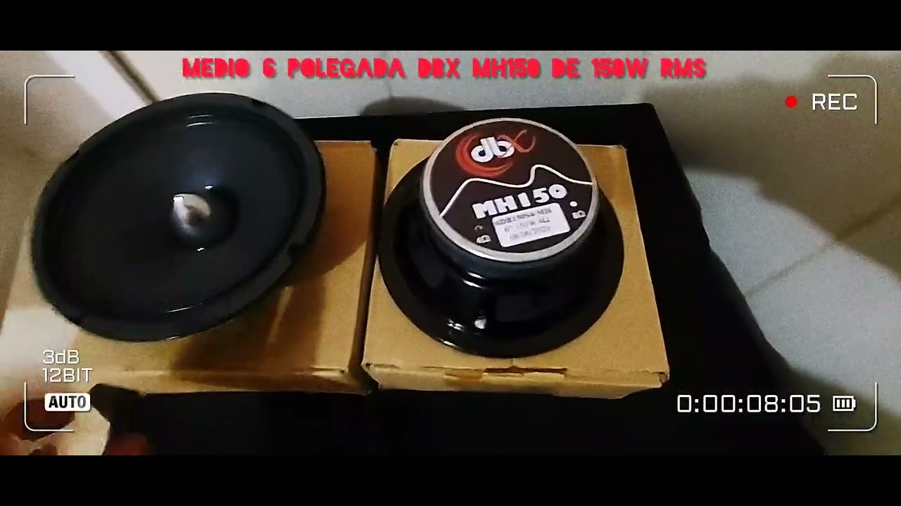 medio 6 polegada dbx mh150 de 150W RMS - YouTube