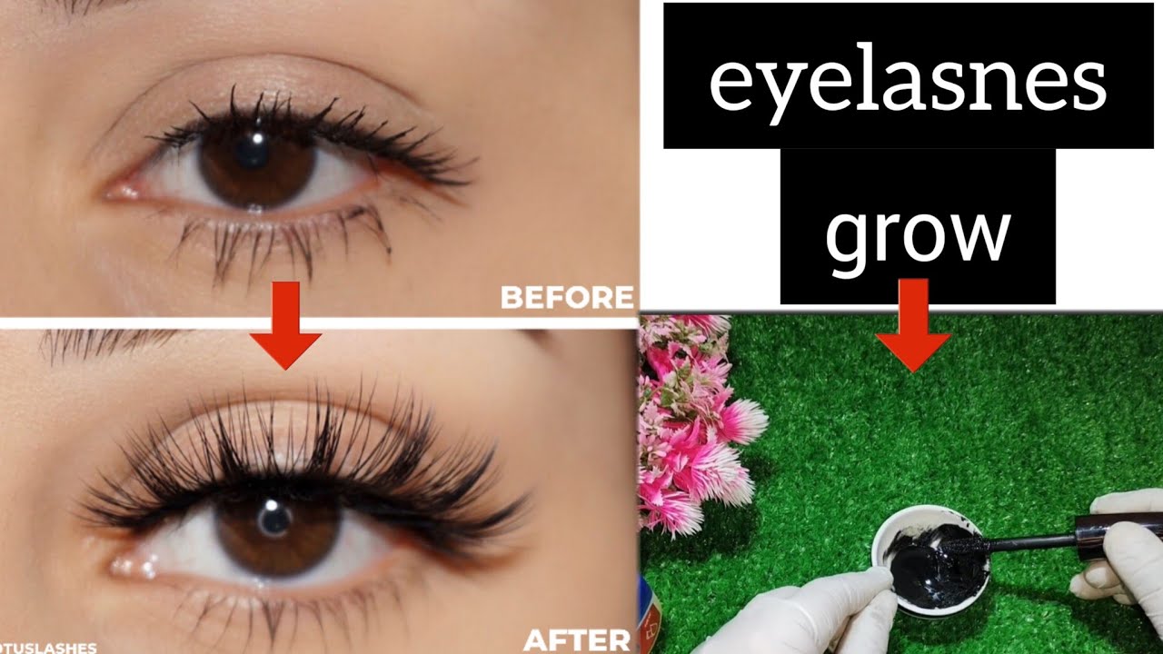 how to grow Long Eyelashes And Eyebrows Naturally Healthy Eyelashes And ...