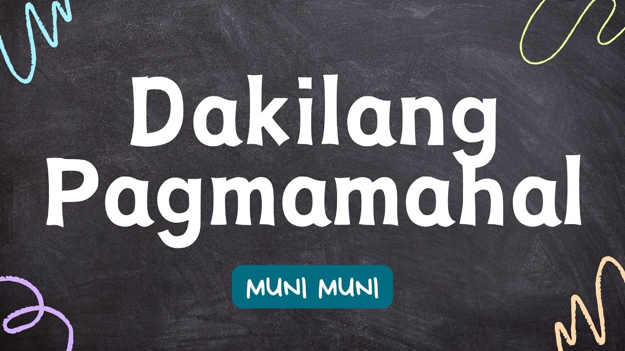 Dakilang Pagmamahal - Muni Muni Lyrics - YouTube