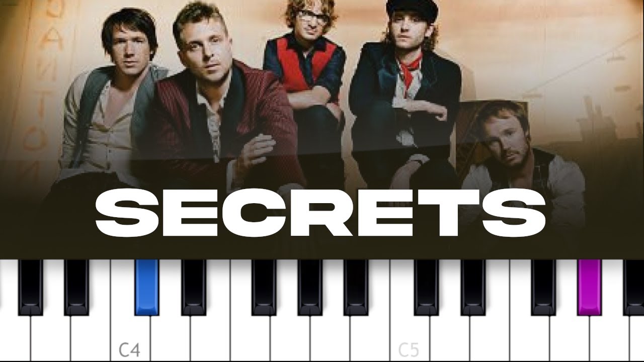 OneRepublic - Secrets (piano tutorial) - YouTube