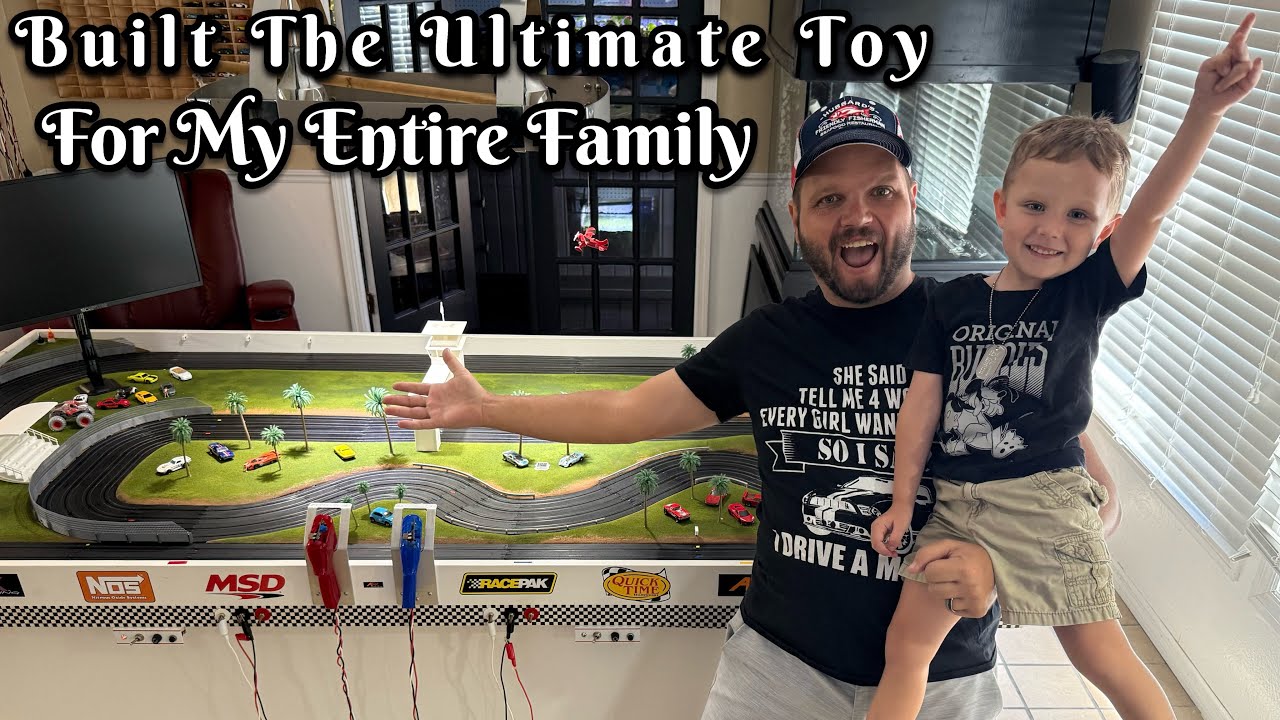 🏁 Building the Ultimate AFX Slot Car Track for My Son! | Family Project ...