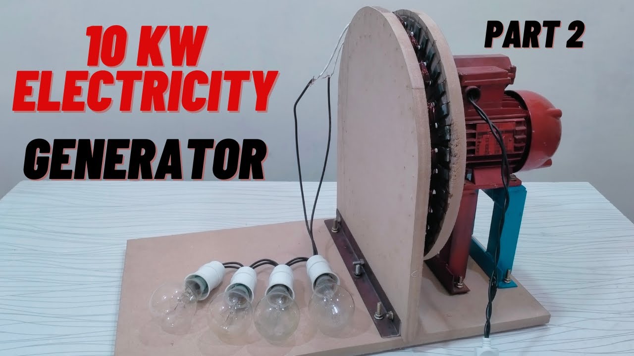 how to make 10 kw electricity generator with 40 magnets at home part 2 ...