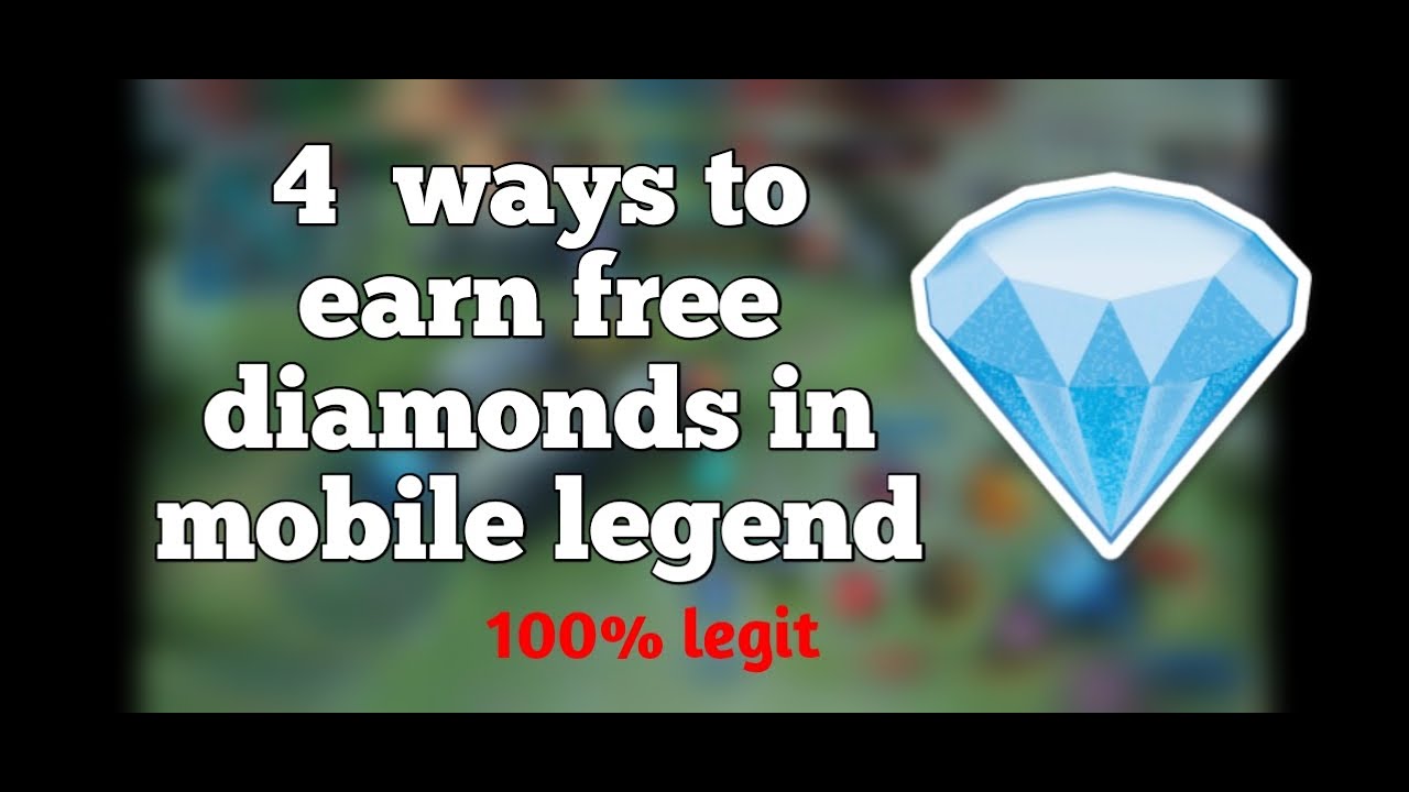 Ways to earn free diamonds in mobile legends - YouTube