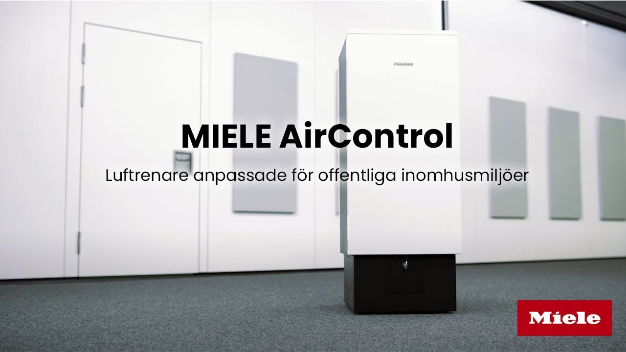 Miele AirControl, professionella luftrenare för offentliga ...