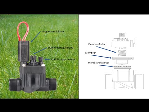 ☀️ 💧 Funktionsweise und Aufbau eines Hunter Magnetventil PGV-101✅