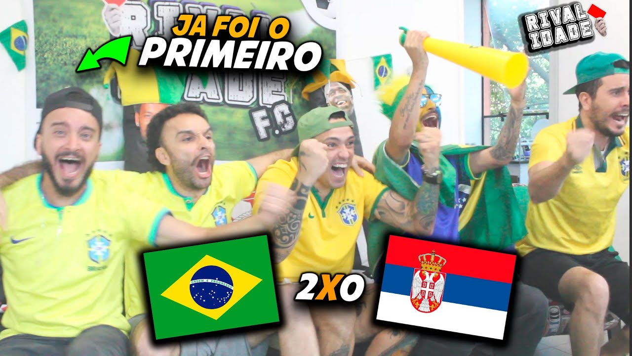 React Brasil 2x0 Sérvia | Melhores momentos | Gols Copa - YouTube
