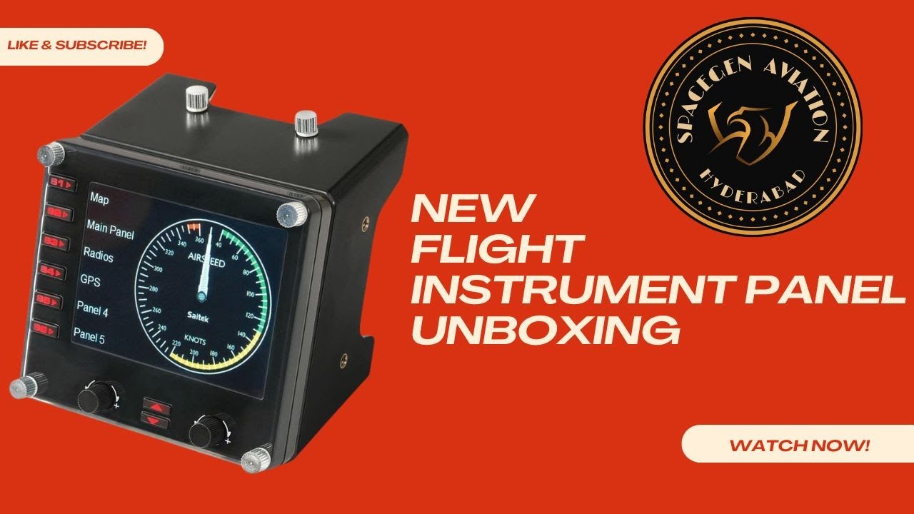 Flight Instrument Panel Unboxing - YouTube