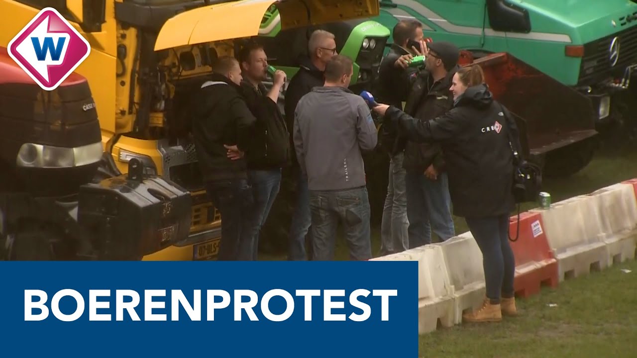 Boeren schuilen onder de motorkap: 'Even ontspannen met goudgele rakker ...
