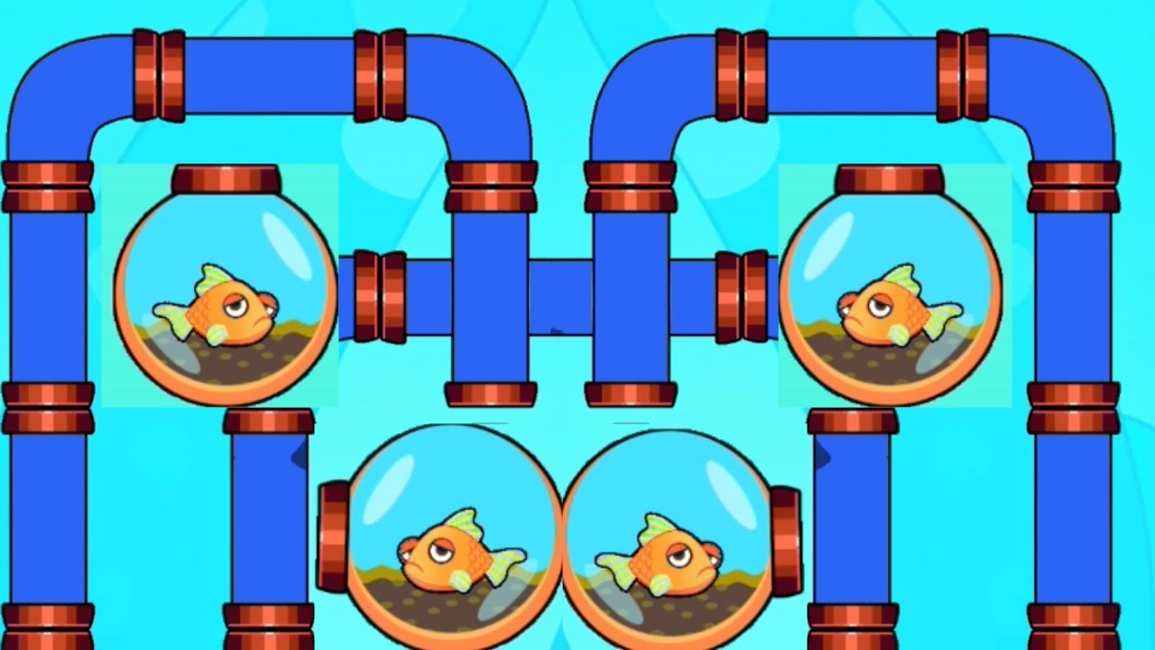 save the fish / pull the pin level mobile game save fish game pull the ...