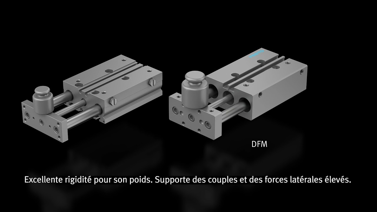 DFM - La nouvelle génération de vérins guidés (Animation) | Festo - YouTube