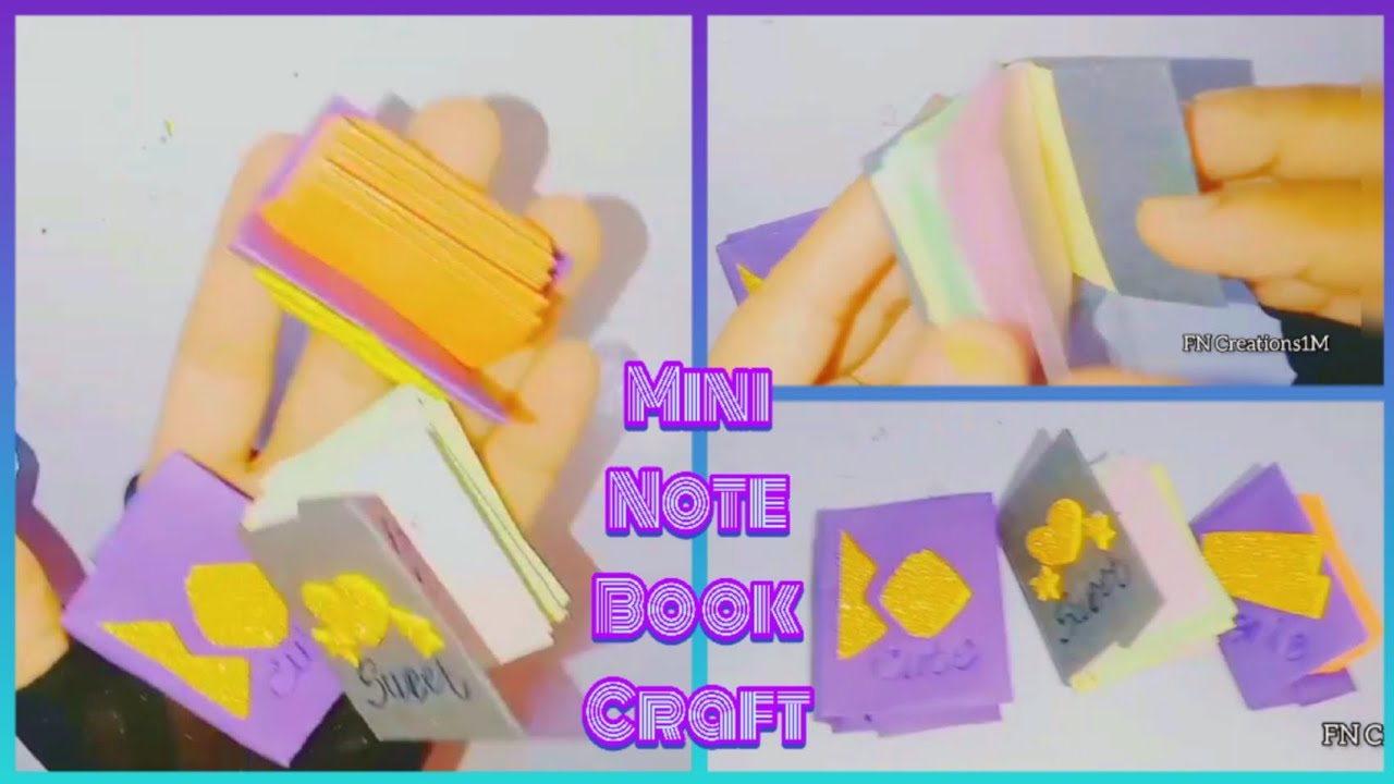 DIY Cute Mini Note Book 📚 || Amazing Paper Craft Idea || Back to School Hack || - YouTube