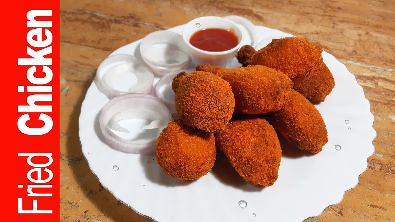 Bread Crumbed Fried Chicken | Fried Chicken Recipe | Very Easy And ...