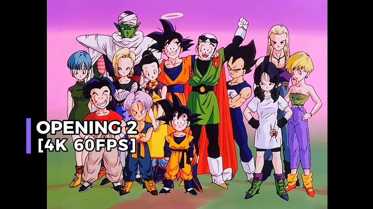 Dragon Ball Z Opening 2 Latino [4K 60FPS - Creditless] - YouTube