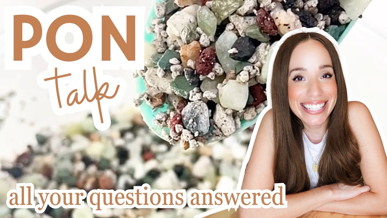 how to grow plants in pon | what plants love pon | why, when + how to use pon💫 - YouTube