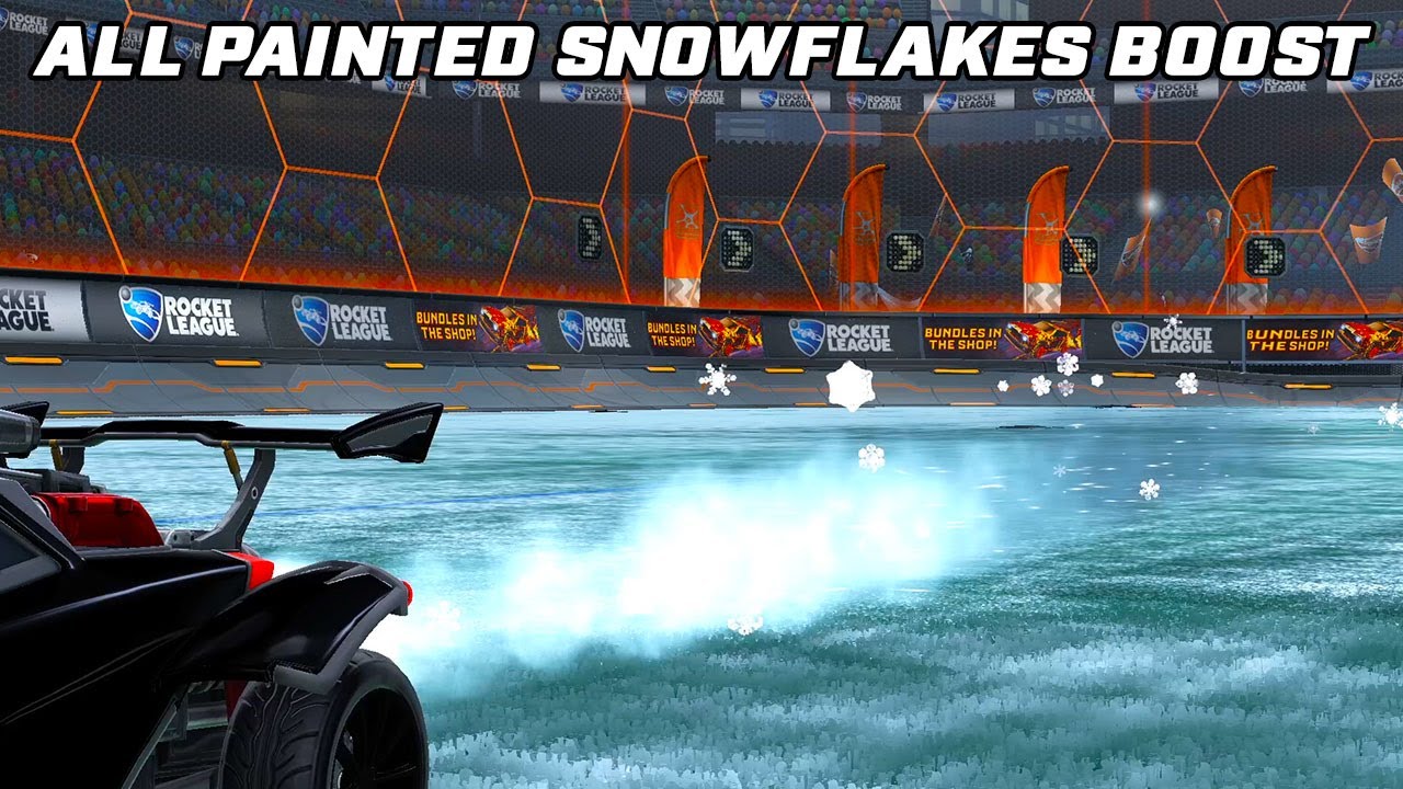 All Painted Snowflakes Boost - Rocket League Showcase - YouTube