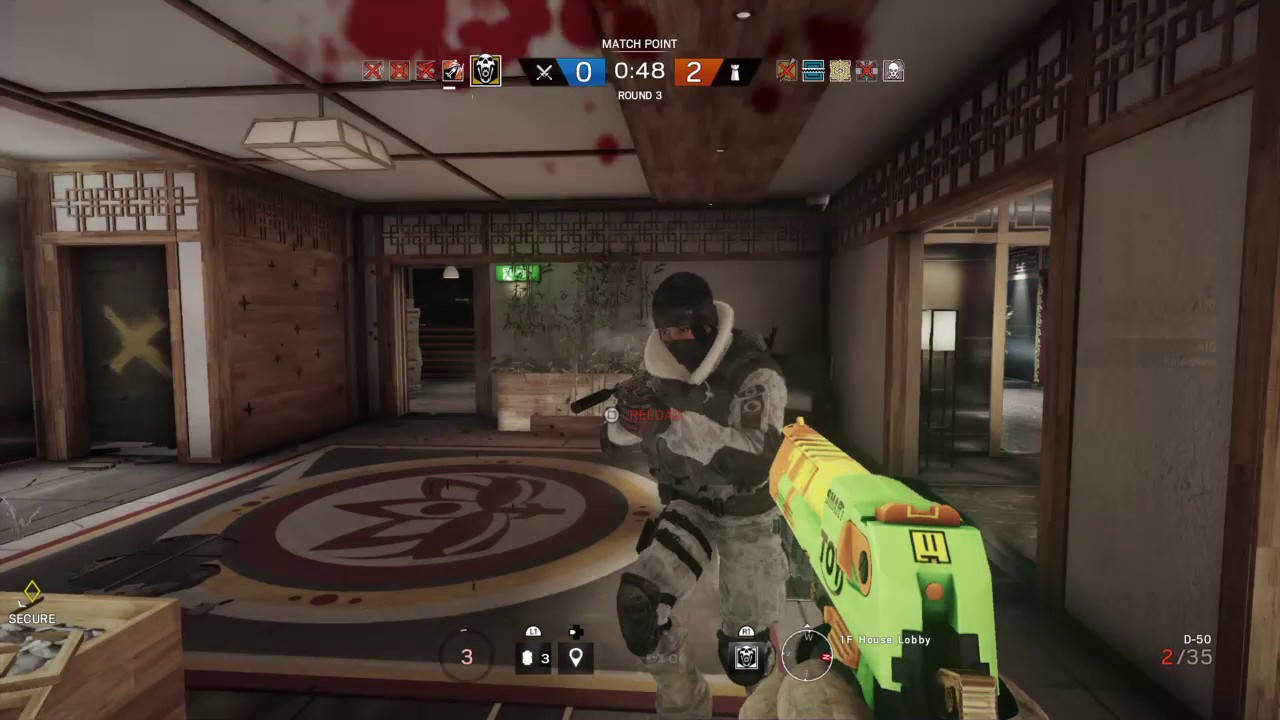 Tom Clancy's Rainbow Six® Siege knife fight - YouTube