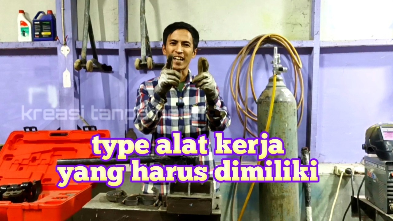 tekuk besi plat strip - YouTube