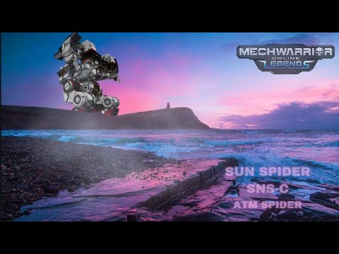 Mechwarrior Online: Sun Spider SNS-C - 601 Damage at Grim Plexus - YouTube