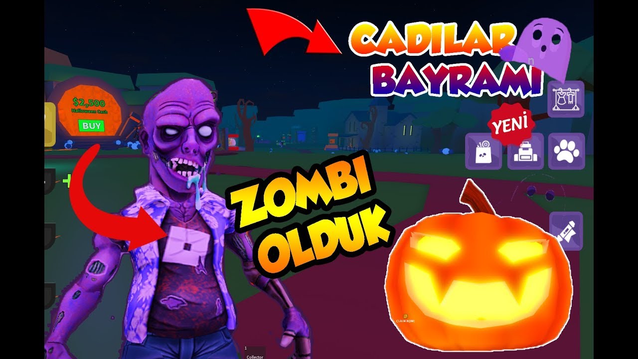 🧛‍♂️ Halloween Simulator ZOMBI OLDUK !!! Oyun Mükemmel 🧛‍♂️ Yeni ...