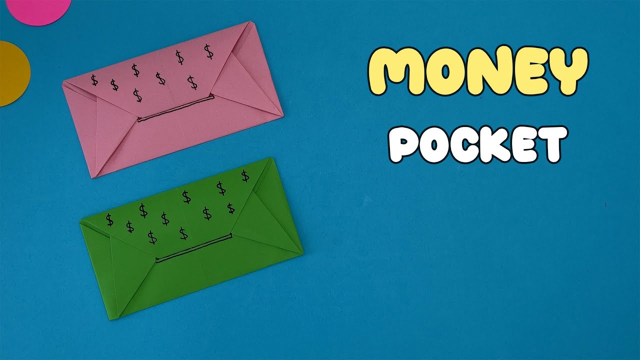 Origami Money Pocket - Paper Wallet Easy - YouTube