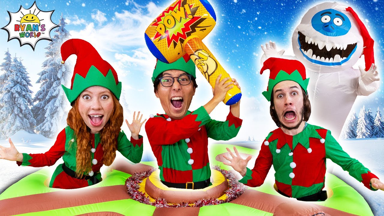 Ryan’s Winter Carnival Challenge! Snow Games & Super Fun Prizes! - YouTube