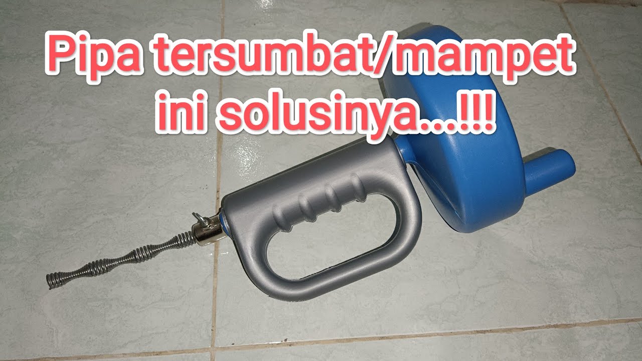 Pipa tersumbat mampet - YouTube