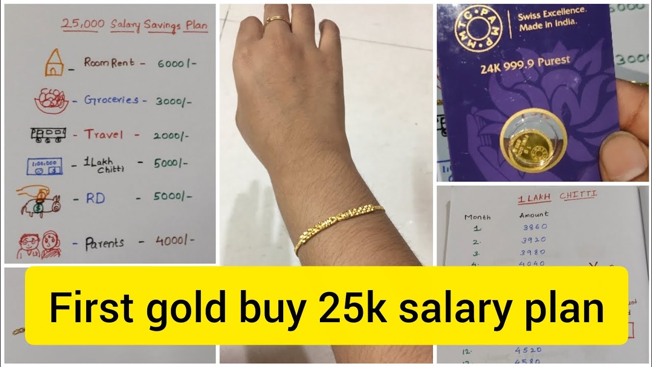 My First gold purchase from 25k salary savings plan 🌟💍 - YouTube