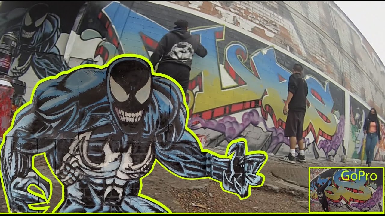 Graffiti VENOM - Quick piece Dubs crew Cap. 26 ( Gopro ) - YouTube