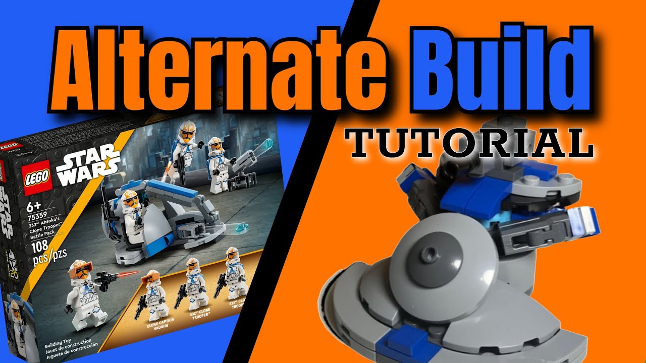 LEGO Star Wars AAT ALTERNATE BUILD Tutorial! - 322nd Clone Troopers ...