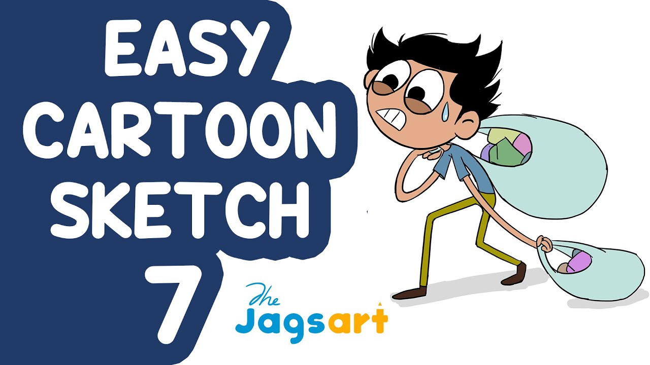7. Cartoon illustration Time lapse/Photoshop Speed sketch/Funny Art/The ...