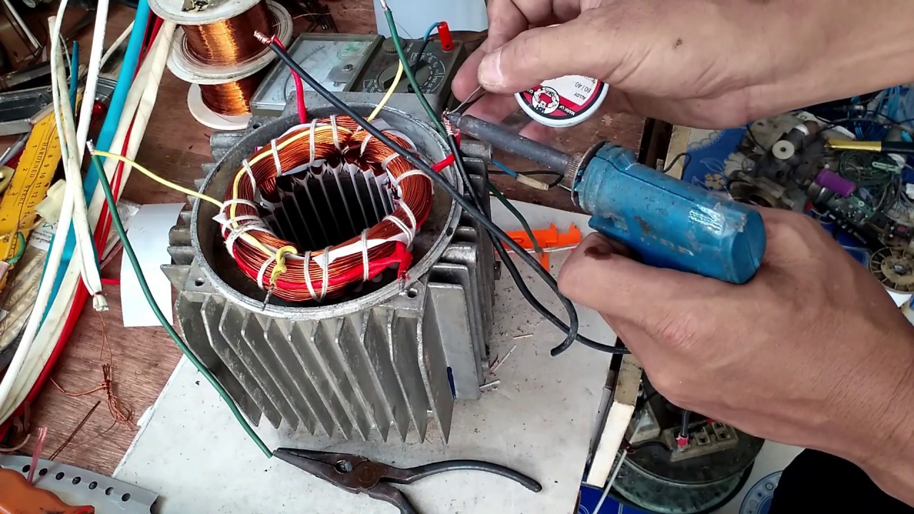 Techniques ond How to Repair motor dynamo Past2 - YouTube