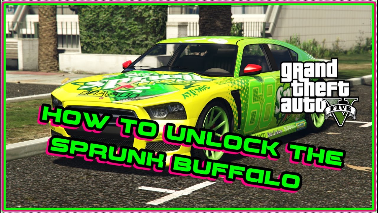 GTAV | HOW TO UNLOCK THE SPRUNK BUFFALO (SINGLE PLAYER) - YouTube