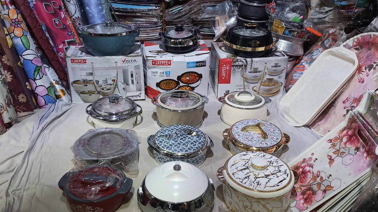 casserole set of 3 /new model casserole, Roti Dabba hot pot - YouTube