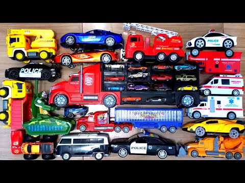 muitos carros a pilha pirua luz som ferrare carreta Porta carrinhos carros de policia ambulancia