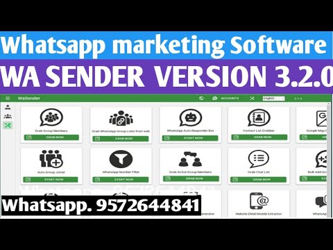 wa sender latest version 3.2.0 Whatsapp marketing software setup files ...